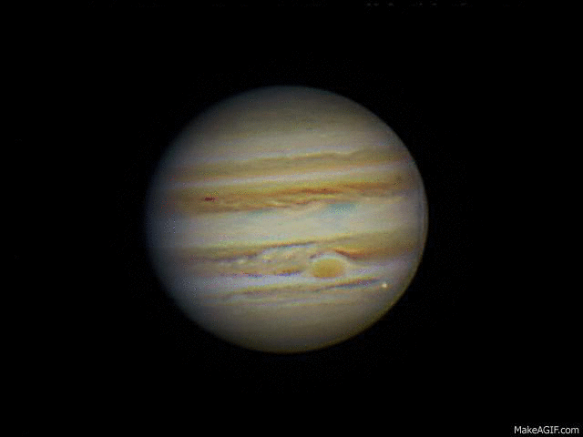 Europe transits Jupiter on Make a GIF