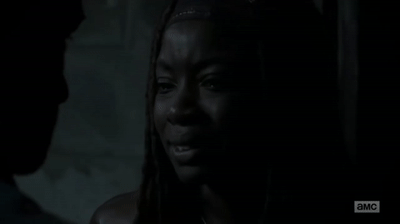 Rick and Michonne Kissing Scene The Walking Dead 7x08 - Part 21 on Make a GIF