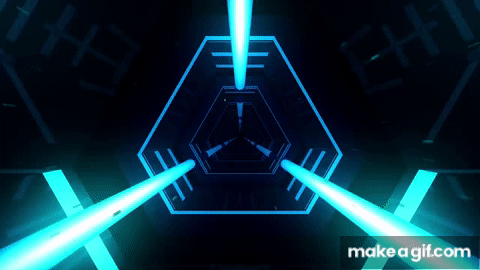 4K Abstract Sci-Fi Tunnel VJ Motion Background || Neon Light Tunnel ...