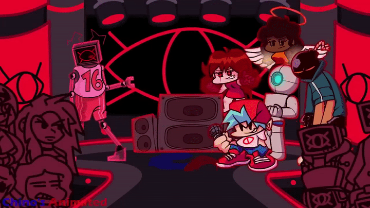 BF vs Hex Electric Fight (Friday Night Funkin' Animation) on Make a GIF