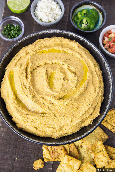 Fajita Flavored Hummus on Make a GIF