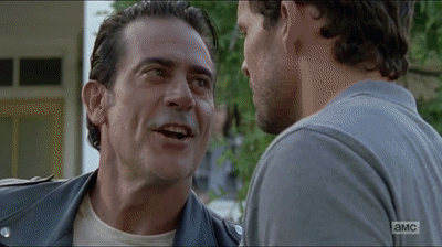 The Walking Dead 7x08 Negan Guts Spencer on Make a GIF