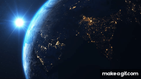 slow motion earth moves on Make a GIF