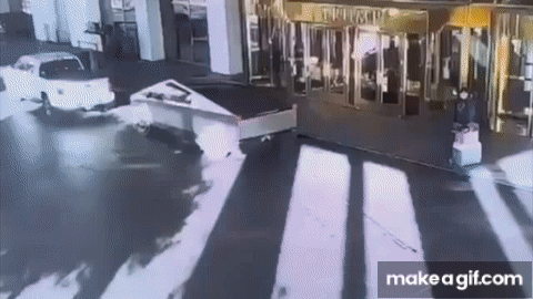 Moment Tesla Cybertruck explodes outside Trump hotel, killing one on ...