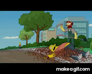 The Simpsons - Days without an accident on Make a GIF