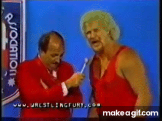 Mean Gene Interviews Dave "The Redneck" Schultz on Make a GIF