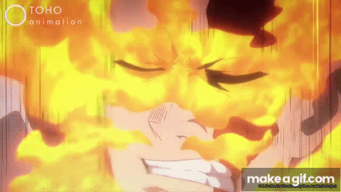 PLUS ULTRA PROMINENCE BURN! | My Hero Academia on Make a GIF