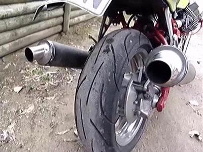 Moto Guzzi V11 - Cold Start on Make a GIF