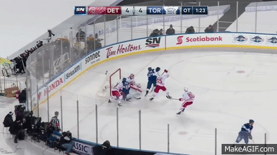 Auston Matthews scores Overtime Game Winner on Make a GIF