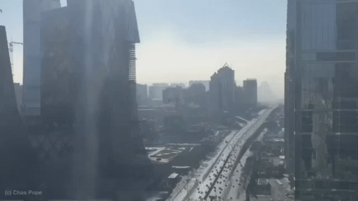 Time-lapse footage of Beijing smog on Make a GIF