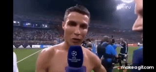 Cristiano Ronaldo siuuu meme on Make a GIF