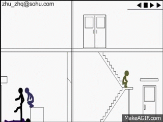 Videos of stick figure fighting - Xiao Xiao 3 on Make a GIF