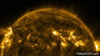 NASA | Thermonuclear Art – The Sun In Ultra-HD (4K) on Make a GIF