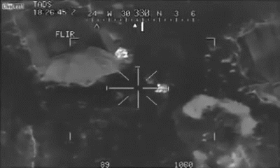 AH64 Apache attacking the enemy - Guncam - 15 minutes on Make a GIF