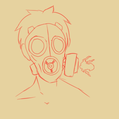 Gas mask [1] on Make a GIF