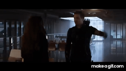 Wanda and Hawkeye vs Vision - Captain America: Civil War (2016) Movie ...