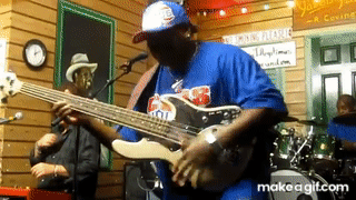 Larry Williams slaying a bass solo on Make a GIF