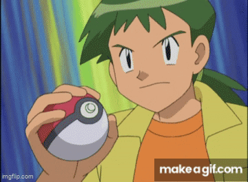 Pokemon - Vito Throwing a Pokeball on Make a GIF