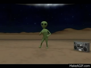 3ds max - Dancing Alien on Make a GIF