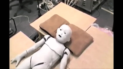 robot screaming on Make a GIF