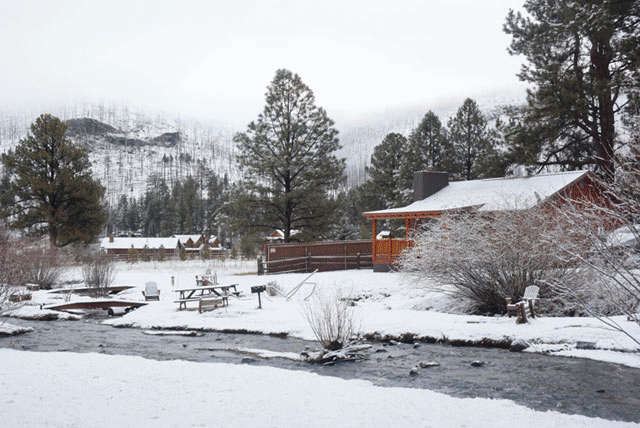Snow Fun in Greer, AZ on Make a GIF