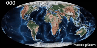 Future Plate Tectonics: Pangea Proxima - Vignette 10 on Make a GIF