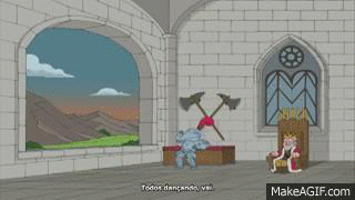 dancing knight on Make a GIF