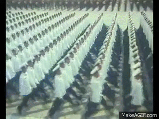 North Korean People's Army Funky Get Down Juche Party on Make a GIF