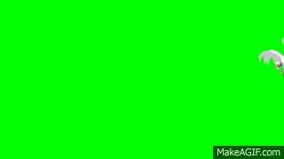 flying skeleton with moving wings - green screen effect on Make a GIF