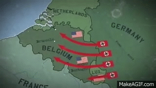 World War Two Patton and the Battle of the Bulge 1944 on Make a GIF