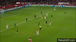 Arsenal Vs Leeds 1-0 Thierry Henry Goal (English Commentary) on Make a GIF