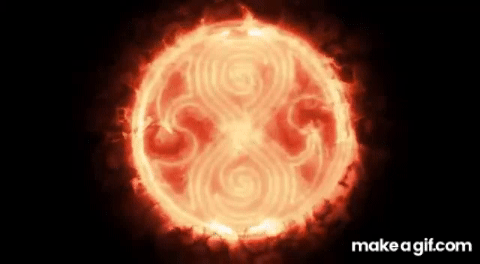 Seal of Rassilon fire reveal test on Make a GIF