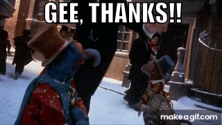 Muppet Christmas Carol: Christmas Morning on Make a GIF