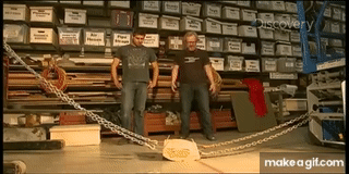 MythBusters - Phone Book Friction on Make a GIF