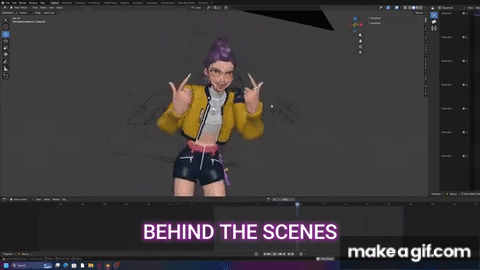 Animation Test on Huntrix Girls (PART 2) on Make a GIF