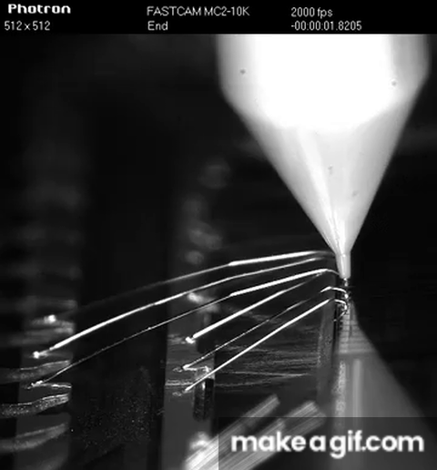 Wire Bonding, 4000 fps on Make a GIF