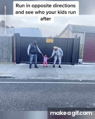 Run In Opposite Directions To Your Child And See Who They Choose on ...