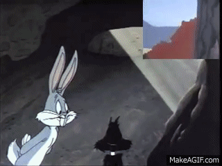 Looney Tunes: Daffy Gets Blasted - 17 times! on Make a GIF