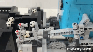 Vintage Robot - LEGO GBC Module on Make a GIF