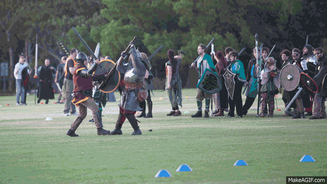 LARP Knife fight on Make a GIF