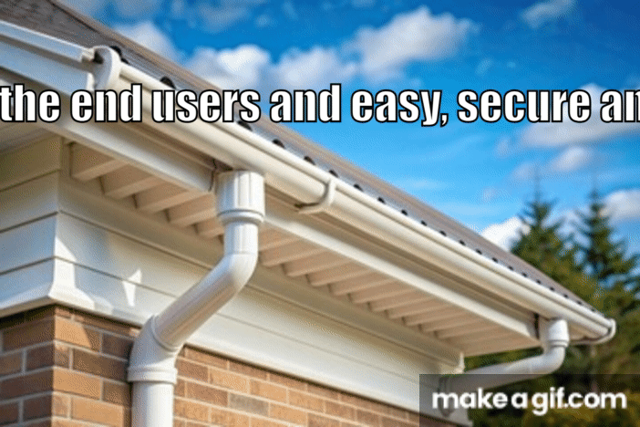 Rain Water Gutted Installed In Roof on Make a GIF