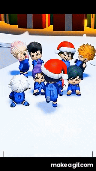 Bluelock Christmas on Make a GIF