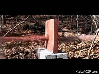 slow motion bullet impacts and vz.58 rifle on Make a GIF