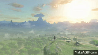 The Legend of Zelda Breath of the Wild ( Time Lapse - Day / Night Cycle ...