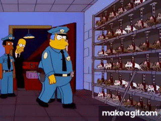 Rat milk bust - The Simpsons on Make a GIF