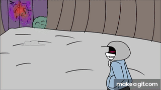 Mirrored Insanity (Dust!sans VS Insanity!sans) FULL BATTLE on Make a GIF