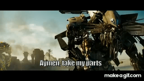 Optimus Take My Parts (Jet Fire) - Transformers 2: Revenge of the ...