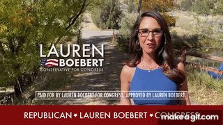 Lauren Boebert for Congress Vote for Freedom 30 on Make a GIF