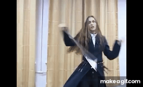 The Dance of Cossack Girl with a Sword - Arkona - on Make a GIF