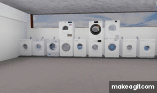 Laundry basics and washing machine fail on Make a GIF
